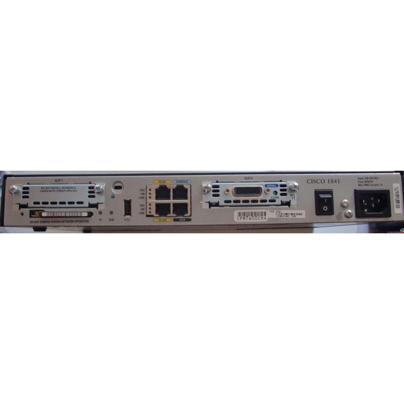Router modular CISCO 1841 de servicios integrados
